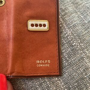 Rolfs | Bags | Vintage Leather Rolfs Wallet And Key Caddy | Poshmark